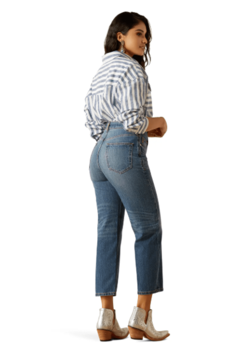Ariat Jeans Womens Ultra High Rise Tomboy Relaxed Straight – Gympie ...