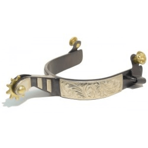 Roping Spur Black Mens German Silver Trim – Gympie Saddleworld ...