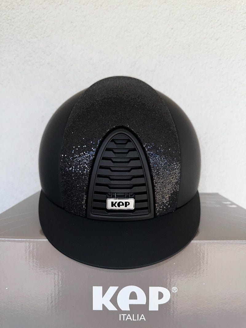KEP Helmet Cromo 2.0 Textile with Glitter SHELL ONLY (KCRT2BLKLBLKGLI ...