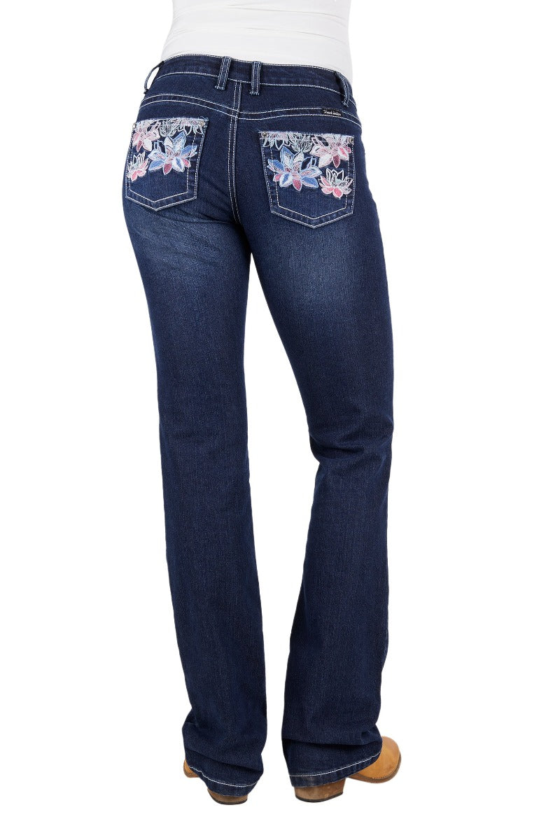 Pure Western Jeans Womens Carole Relaxed Rider Bootcut (PCP2210610 ...
