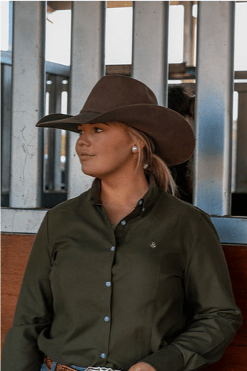 Reba Collection Shirt Womens Oxford Gal Classic Fit – Gympie ...