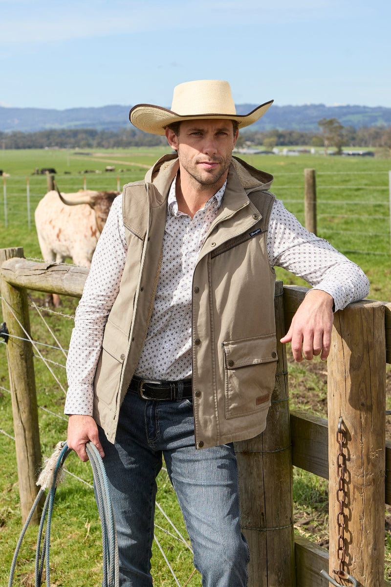 Wrangler Vest Mens Cain – Gympie Saddleworld & Country Clothing